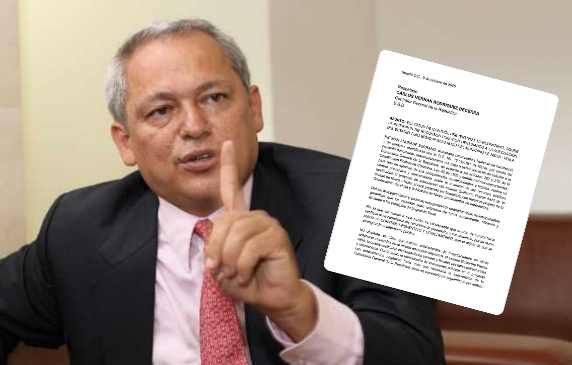 Hernán Andrade le pide a la Contraloría ponerle lupa a las nuevas ...